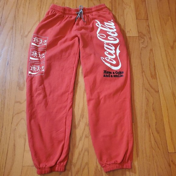 Coca Cola | Pants | Coca Cola Sweatpants Mens Xl Red Comfy Joggers ...
